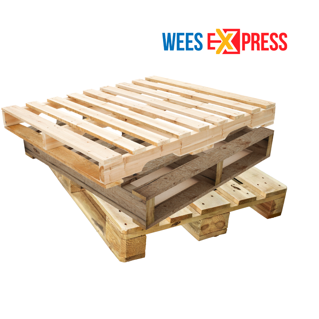 Used wooden Pallets, 1 pallet (Random colors)