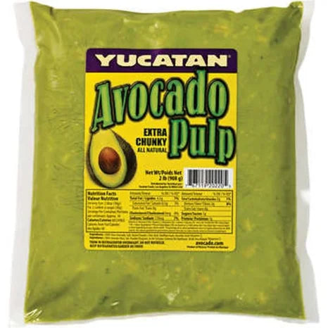 Yucatan Avocado Pulp Chunky - 6/2lbs Bags